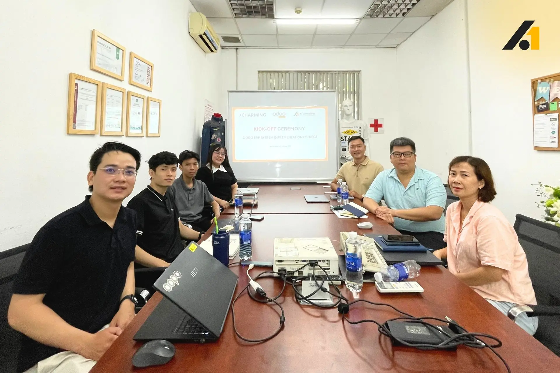 Charming Printing (Vietnam) khởi động dự án Odoo ERP cùng A1 Consultin